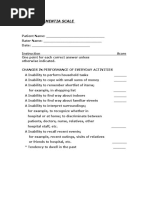Frontal Behavioral Inventory Assessment | PDF | Caregiver | Mental And ...