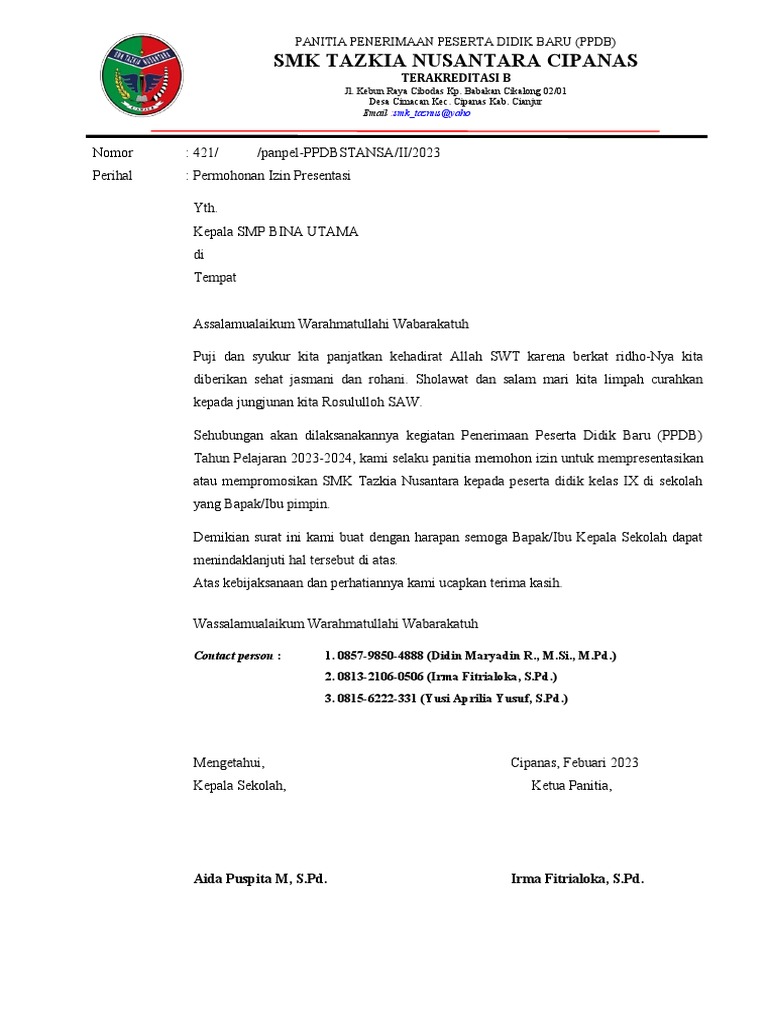 Surat Promosi | PDF