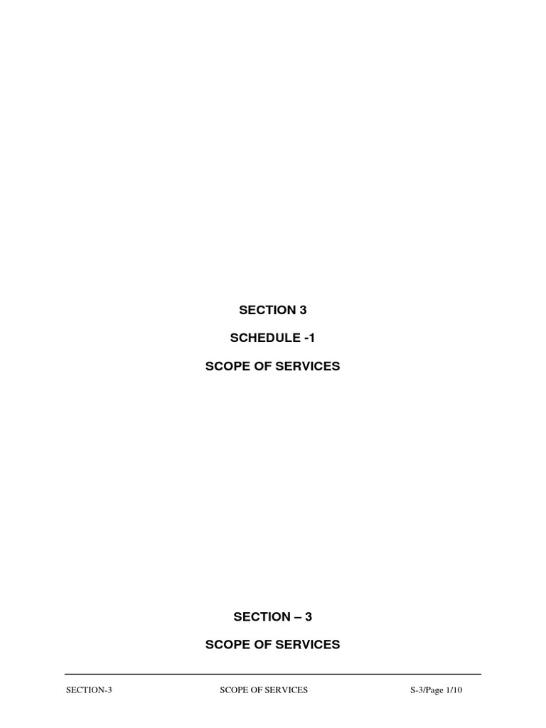 Tender 17736 0 1724 1 6 Scope Of Work Pdf Specification Technical Standard 