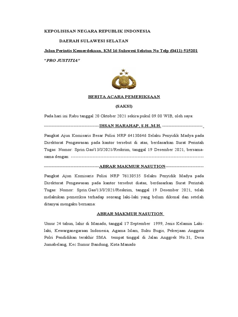 Bap Abrar Vmakmur Nasution | PDF