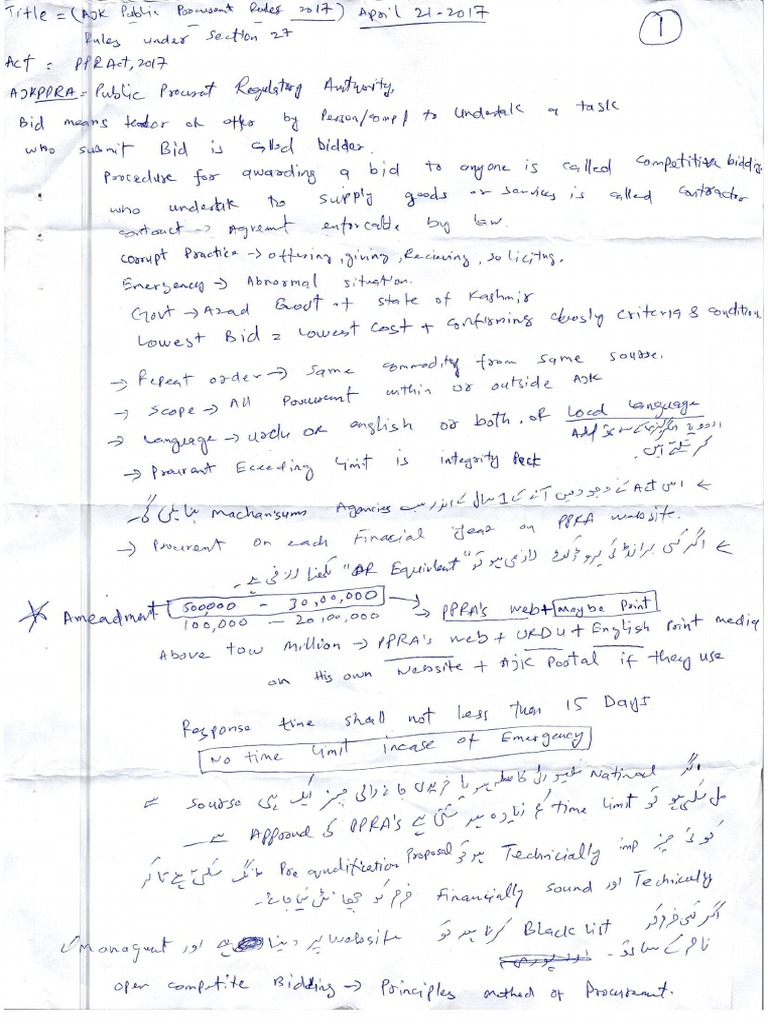 PPRA Rules 2017 & PPRA Regulations 2018 | PDF