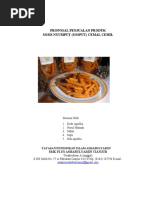 Contoh Proposal Usaha Makanan | PDF | Bisnis