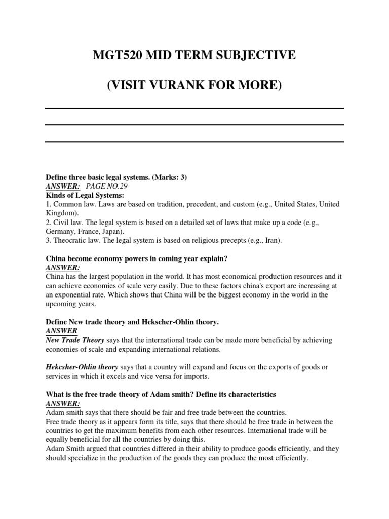 MGT520 Mid Term Solved Subjective Downloaded Form Vurank | PDF ... MGT520 Mid Term Solved Subjective Downloaded Form Vurank | PDF ...