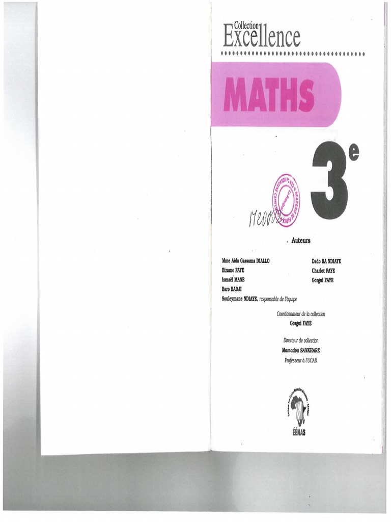 Mathématiques 3e - Collection Excellence | PDF
