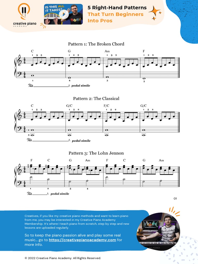 5 Right-Hand Patterns That Turn Beginners Into Pros | PDF
