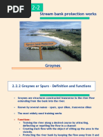 Groynes in River Training Structures | PDF | River | Erosion