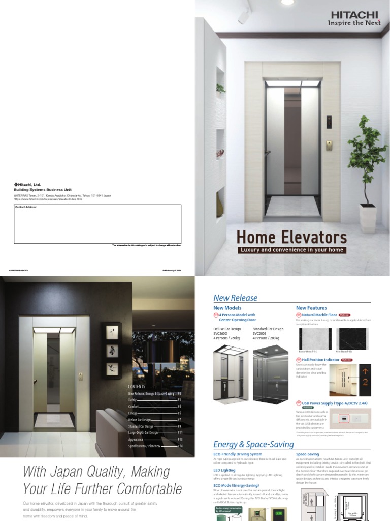Home Elevators: Luxury & Eco-Friendly | PDF | Elevator | Door