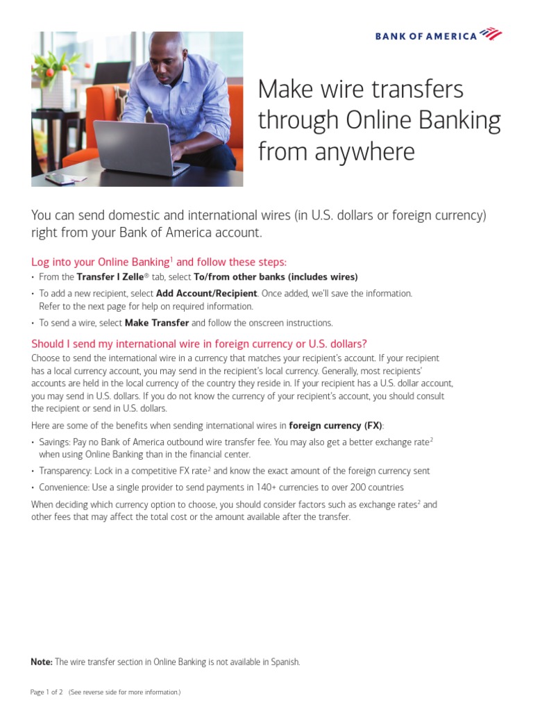 Make Wire Transfers Through Online Banking From Anywhere | PDF | Wire ...