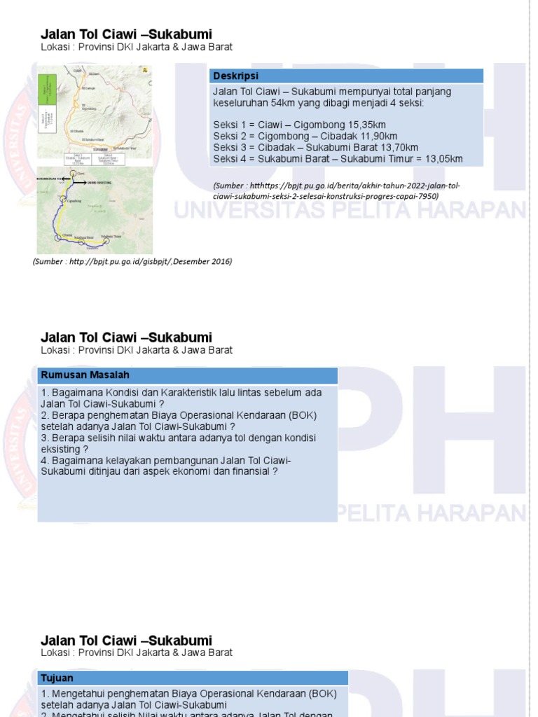 Jalan Tol Ciawi - Sukabumi | PDF