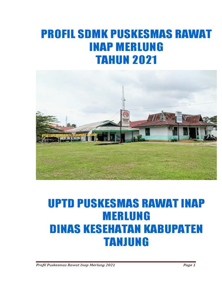 Profil Puskesmas Merlung 2021 | PDF | Ilmu Sosial | Pengembangan Diri