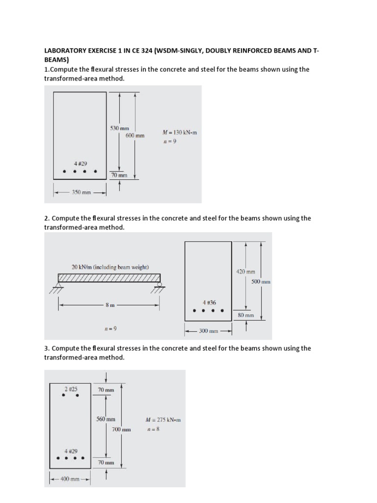 Laboratory Exercise 1 in Ce 324 | PDF