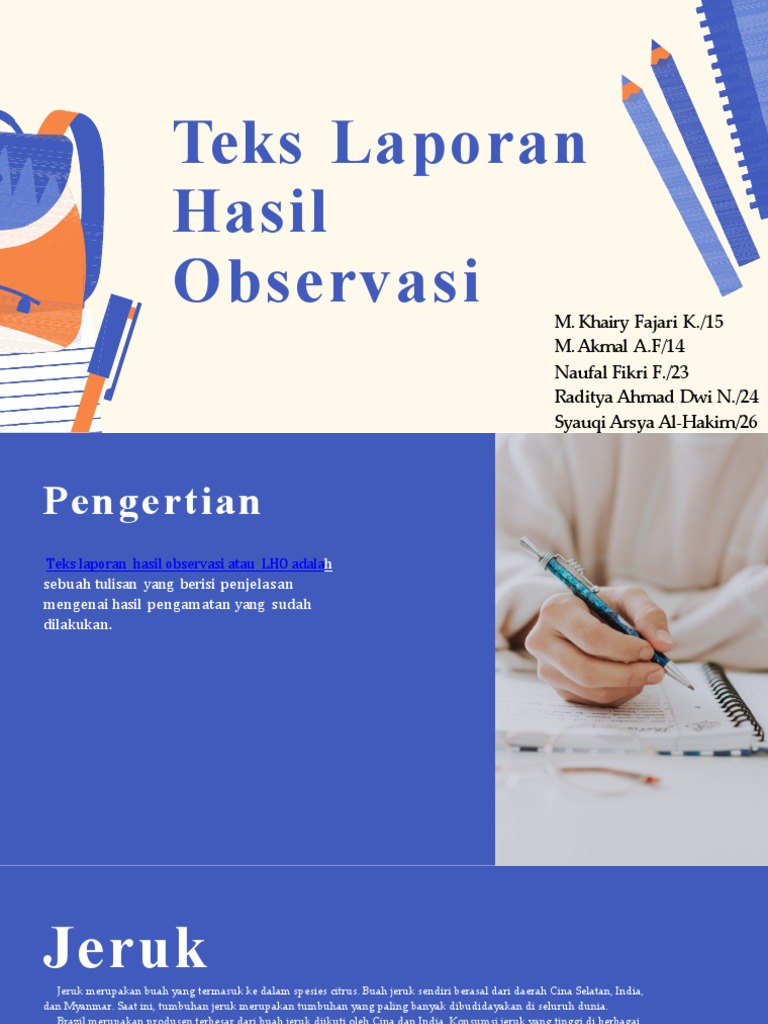 Teks Laporan Hasil Observasi | PDF