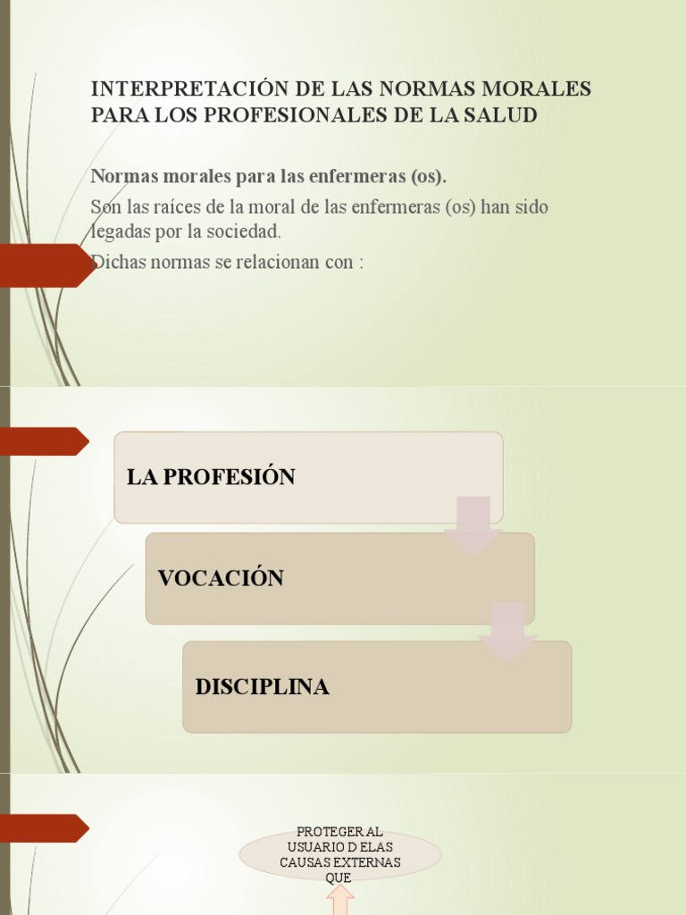 Interpretación de Las Normas Morales para Los Profesionales | PDF