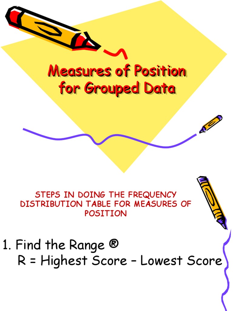 Steps in Doing The Frequency Distribution Table | PDF | Percentile