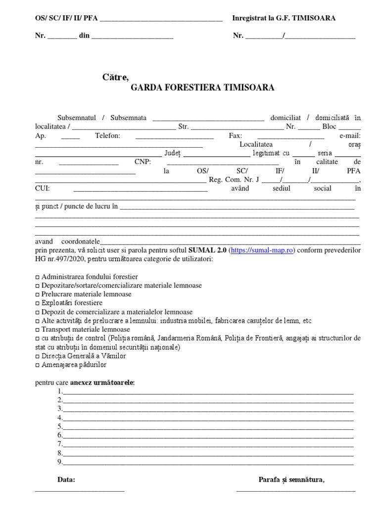 Cerere SUMAL 2.0 | PDF