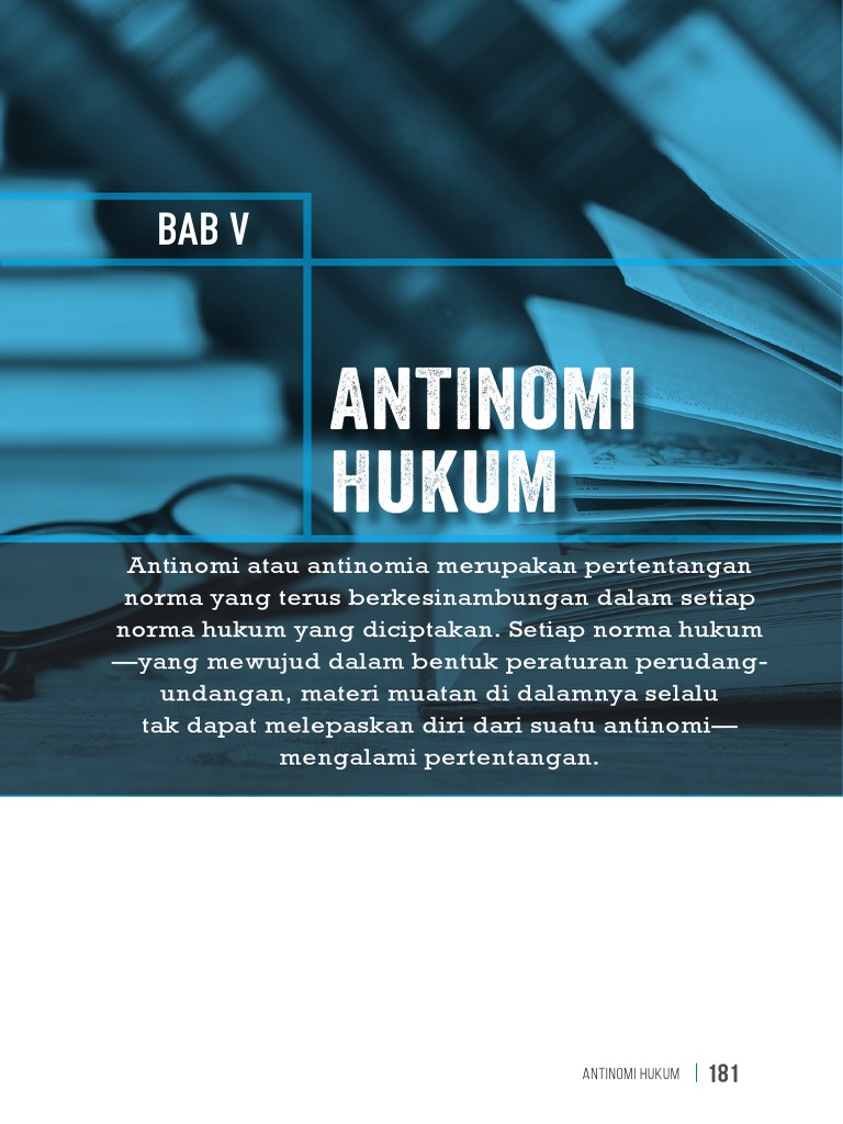 Materi Antinomi Hukum | PDF