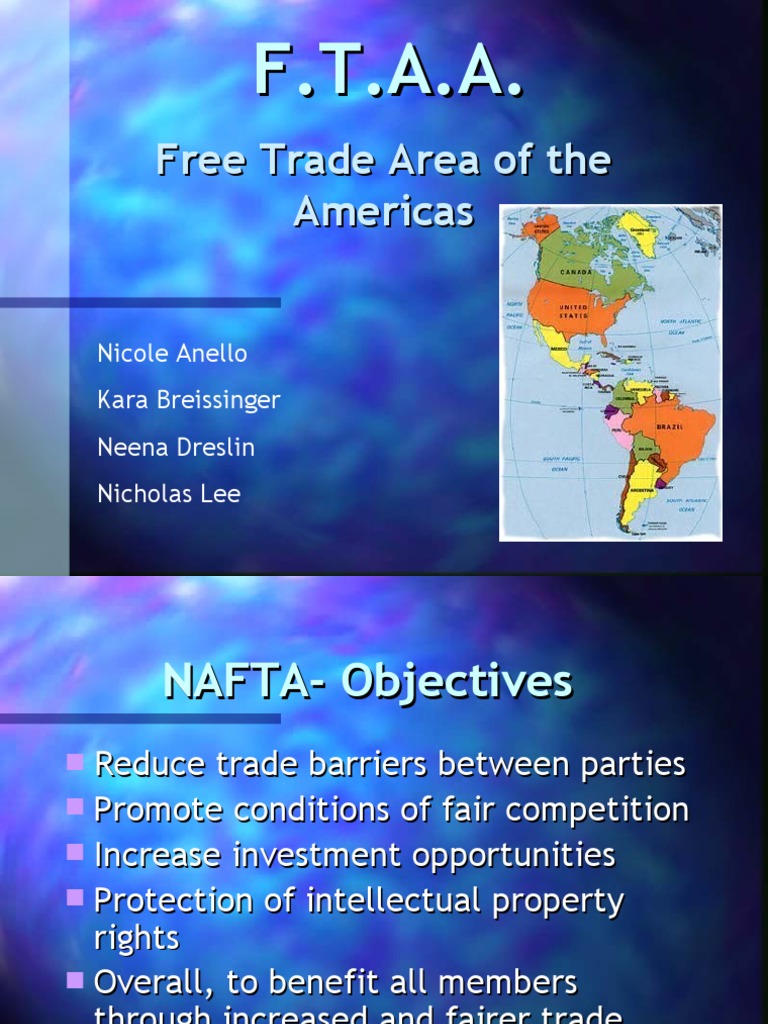 Ftaa | PDF | North American Free Trade Agreement | Free Trade