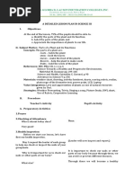 Multi Grade Semi-Detailed Lesson Plan | PDF | Plants | Leaf