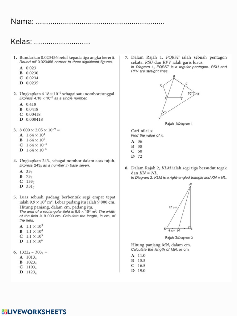 Ujian Maths F5 1 Pdf