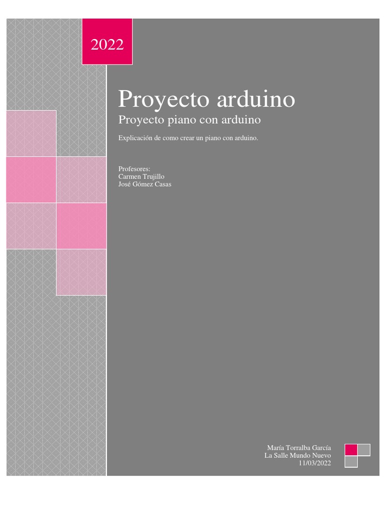 Proyecto Arduino Descargar Gratis Pdf Piezoelectricidad Corriente