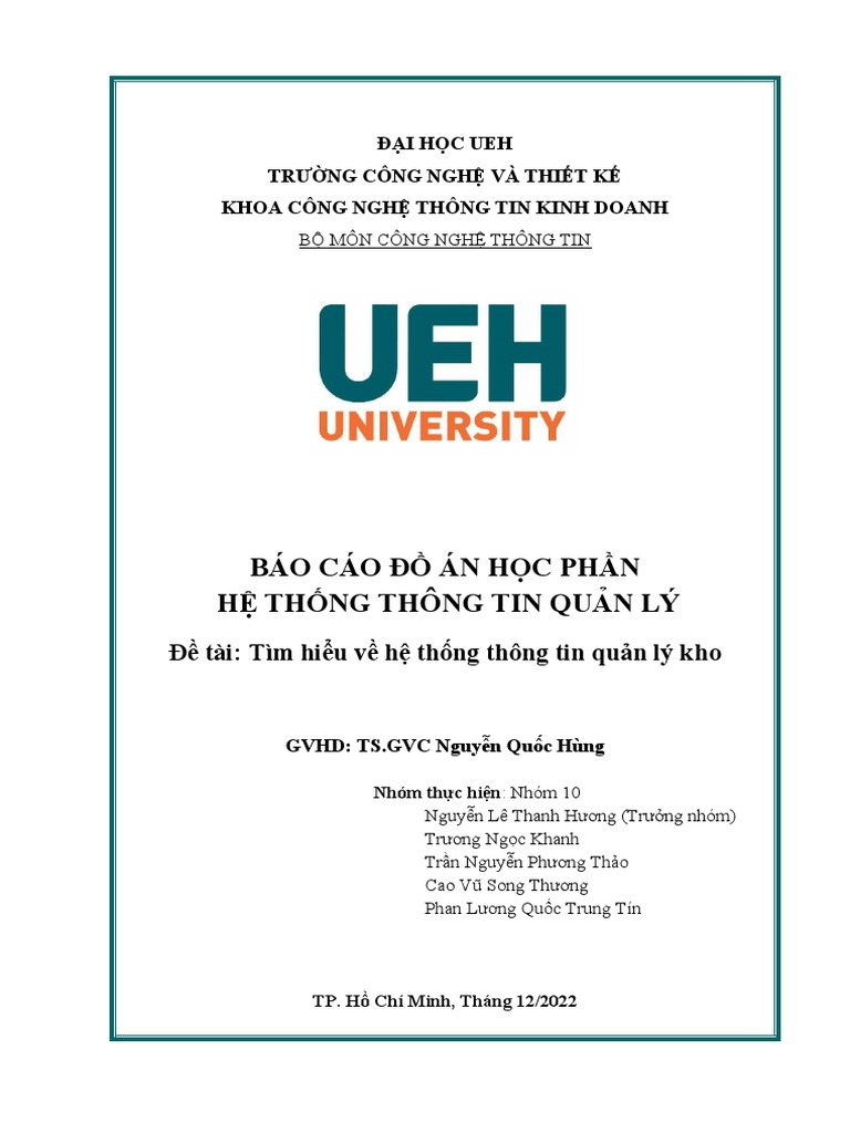 Mau Doan Monhoc Mis Ueh 4 | PDF