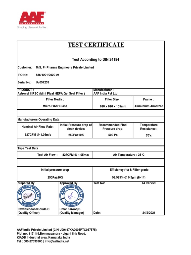 Ast II RSC 610 X 610 X 105 MM | PDF | Glasses | Equipment