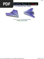 Loop-the-Loop Paper Airplane Guide | PDF | Airplane | Gliding