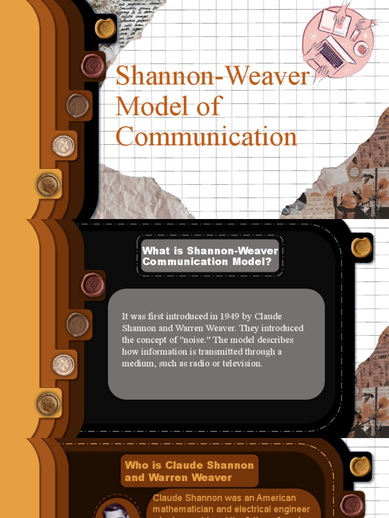 G3 - Shannon-Weaver Com. Model | PDF | Communication | Information