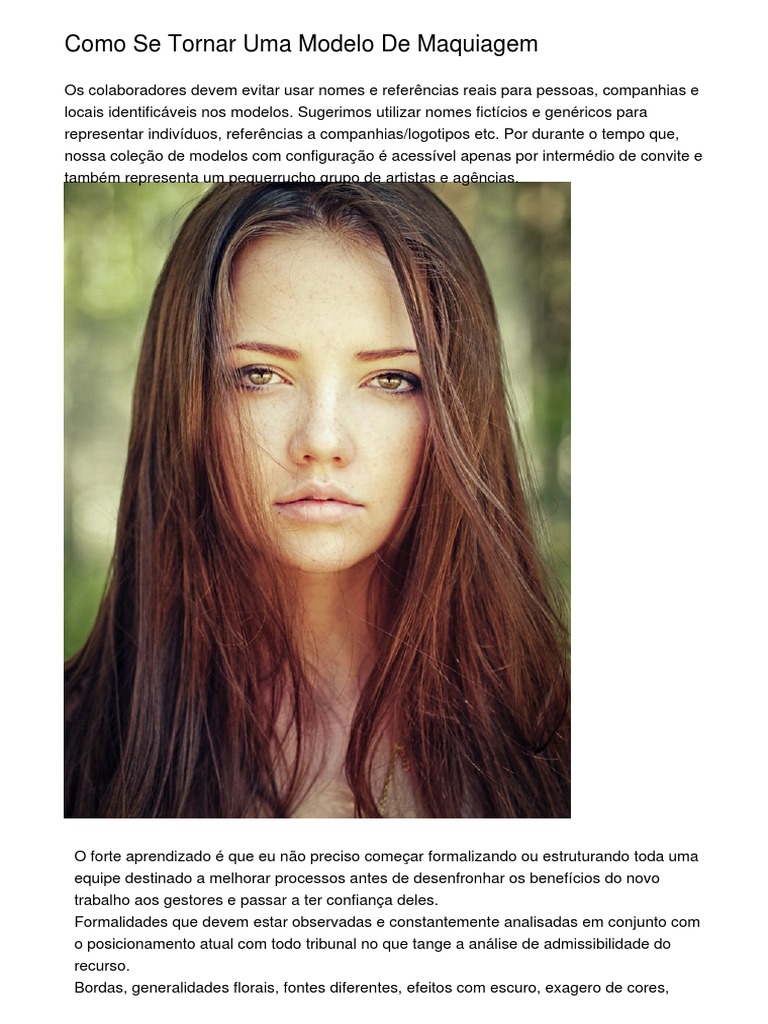 Como Deve Ser Uma Modelo Fashion Manequim Com Passarela Portf?Lios Trabalho E Forma??o para ...