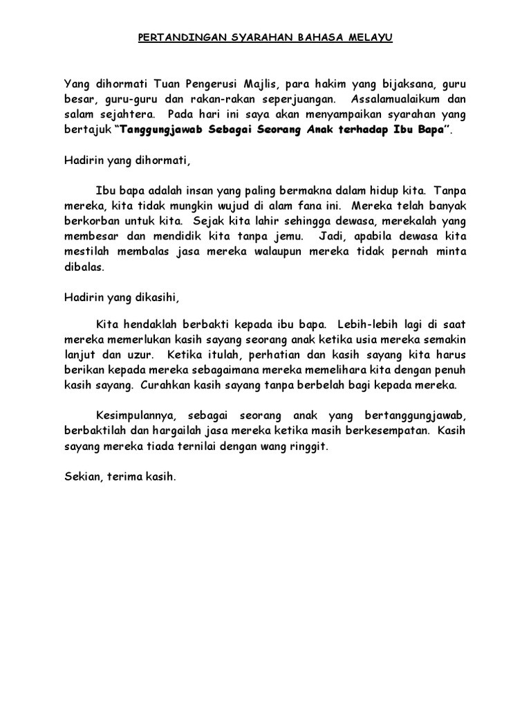 Skrip Syarahan-Syarahan | PDF