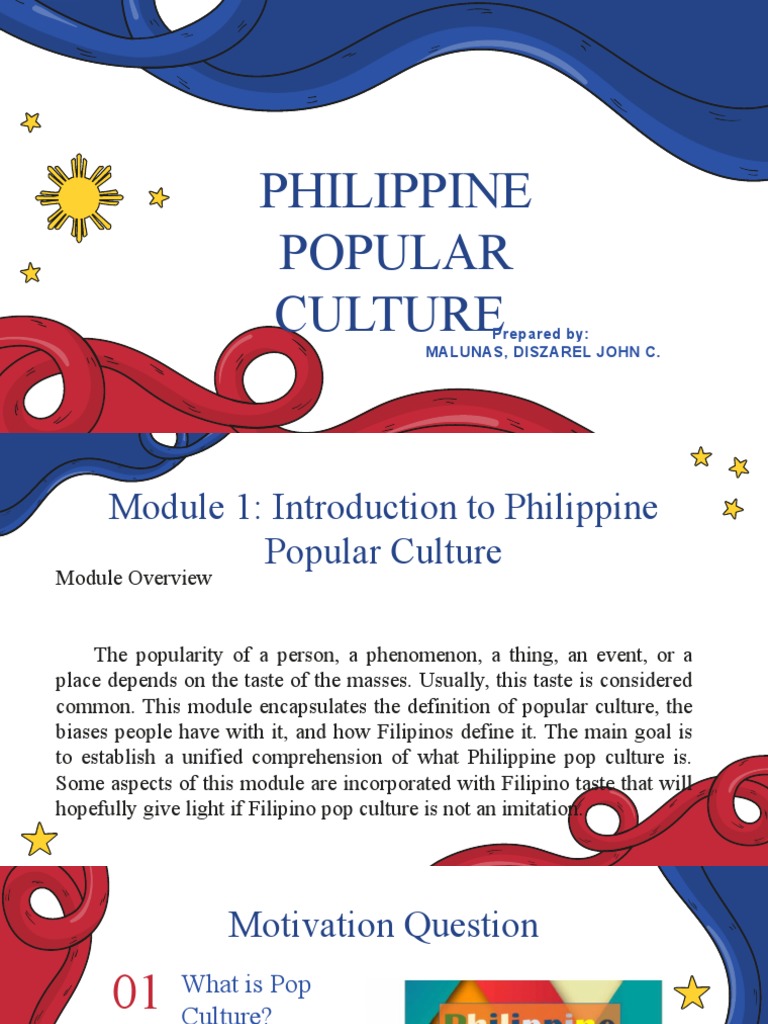 Philippine Popular Culture Report | Download Free PDF | Philippines ...