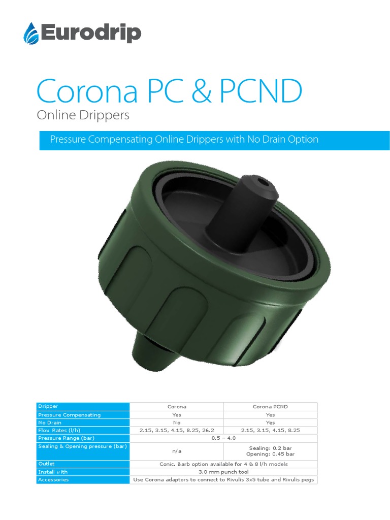 Eurodrip Corona English Metric 20201224 Web | Download Free PDF ...