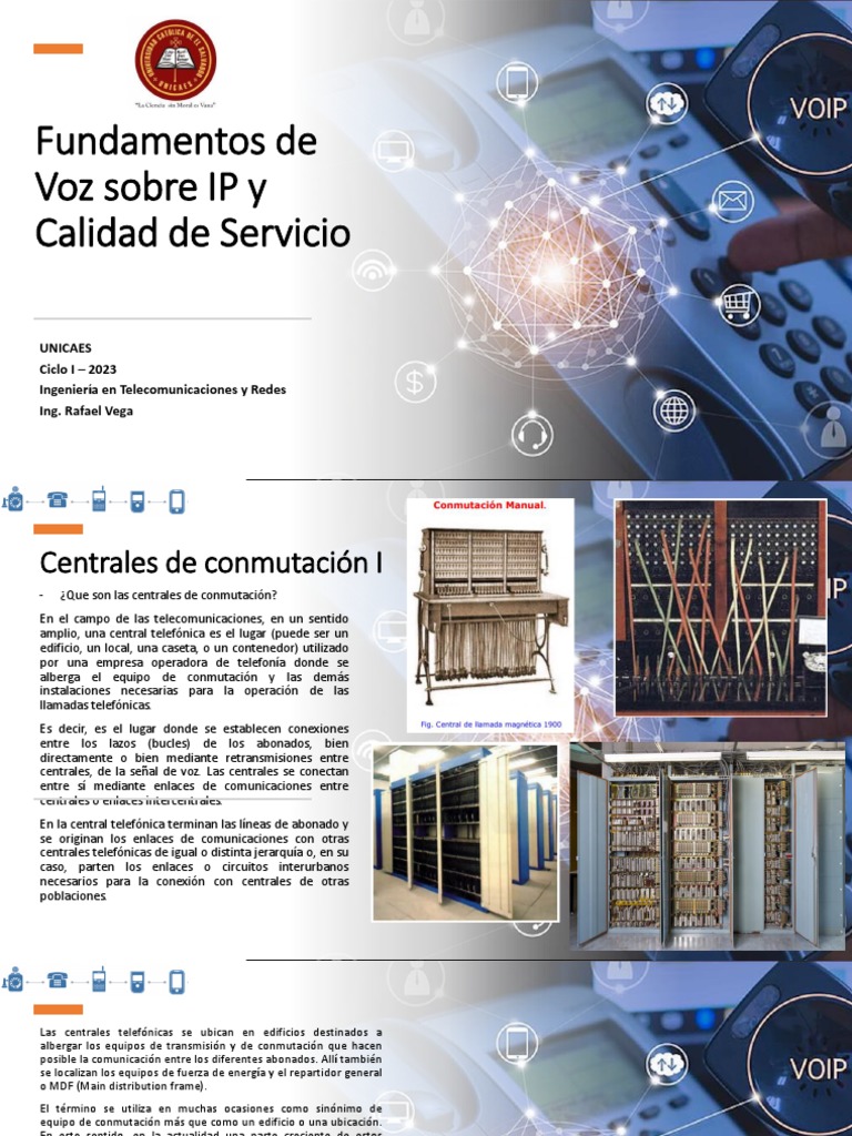 Centrales Telefónicas y VoIP | PDF | Central telefónica | Transmisión ...