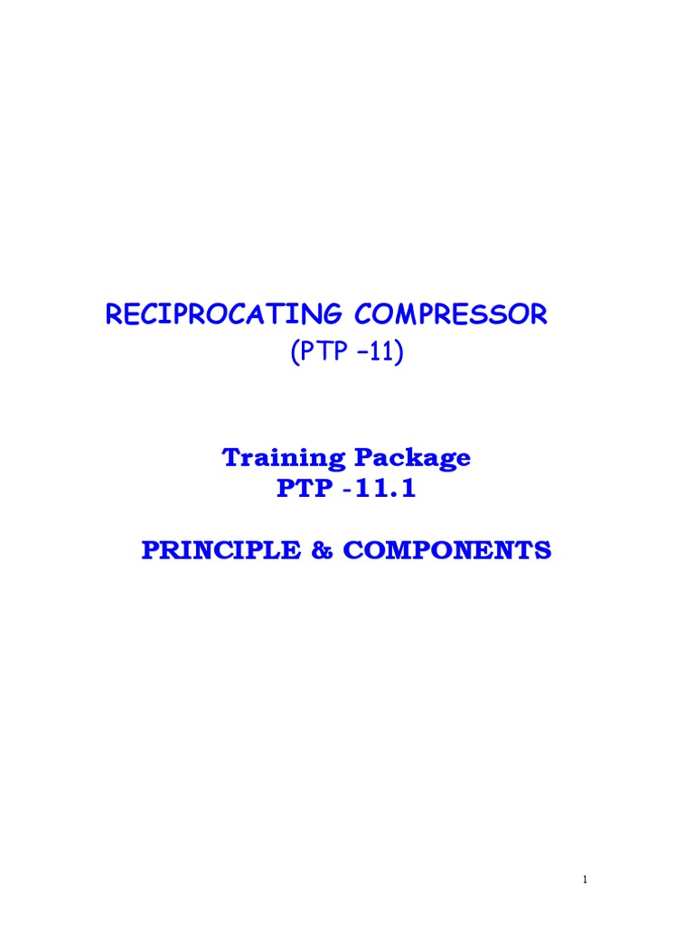 Ptp 11 1 Handout Pdf Piston Bearing Mechanical