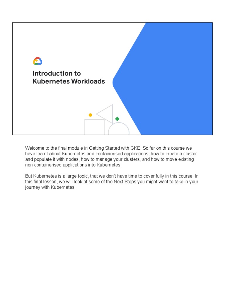 M4 - Introduction To Kubernetes Workloads v1.7 | PDF | Command Line ...