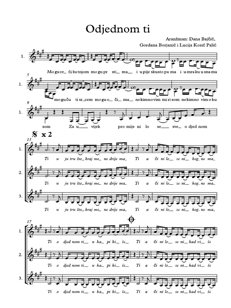 Odjednom Ti - Print | PDF