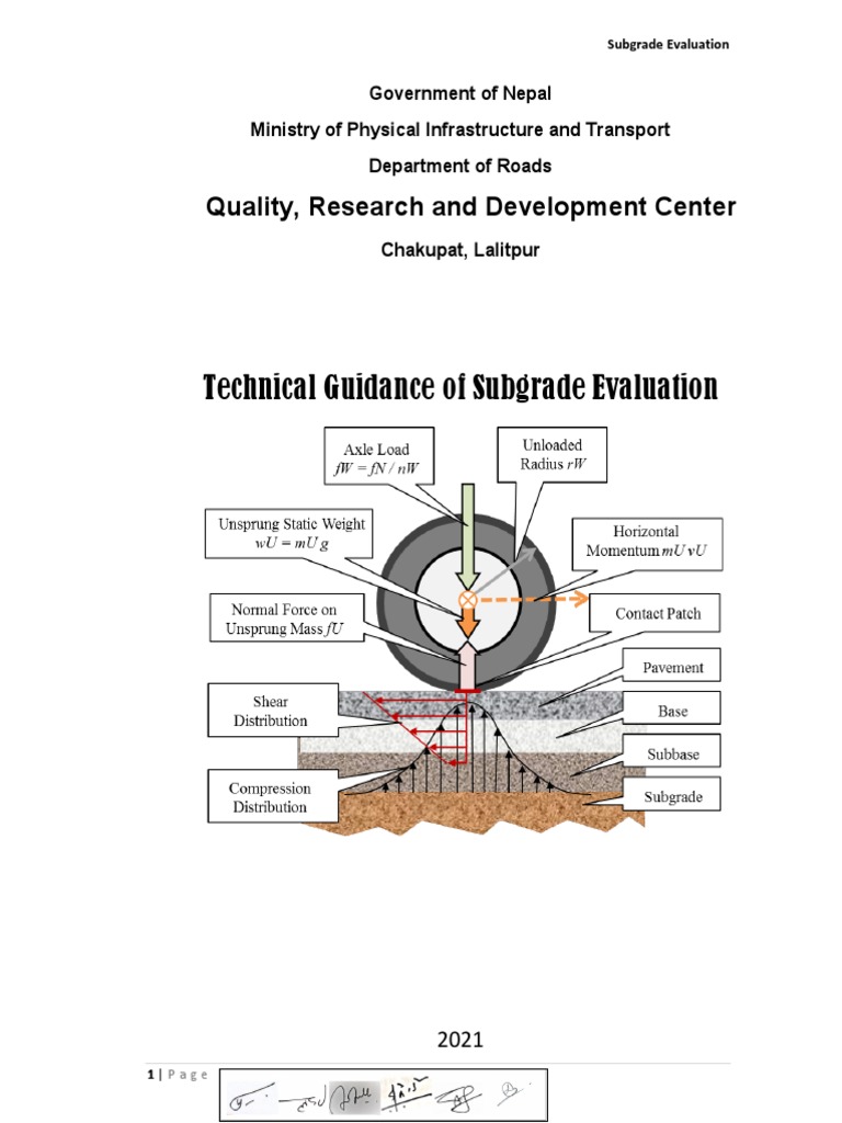 Road Subgrade Evaluation Guide | PDF | Road Surface | Road