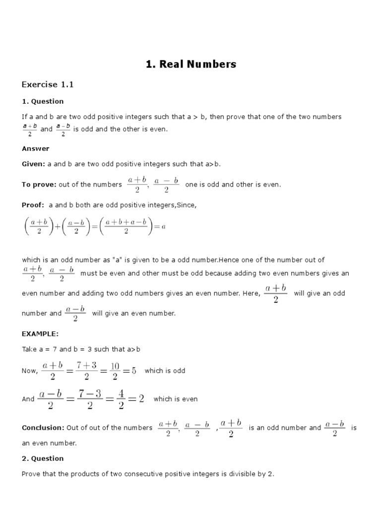 Real Numbers | PDF | Rational Number | Numbers