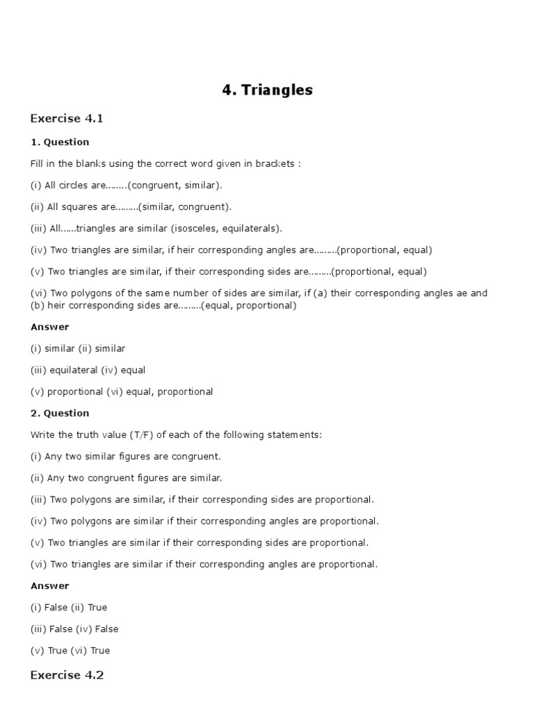 Triangles | PDF | Triangle | Triangle Geometry