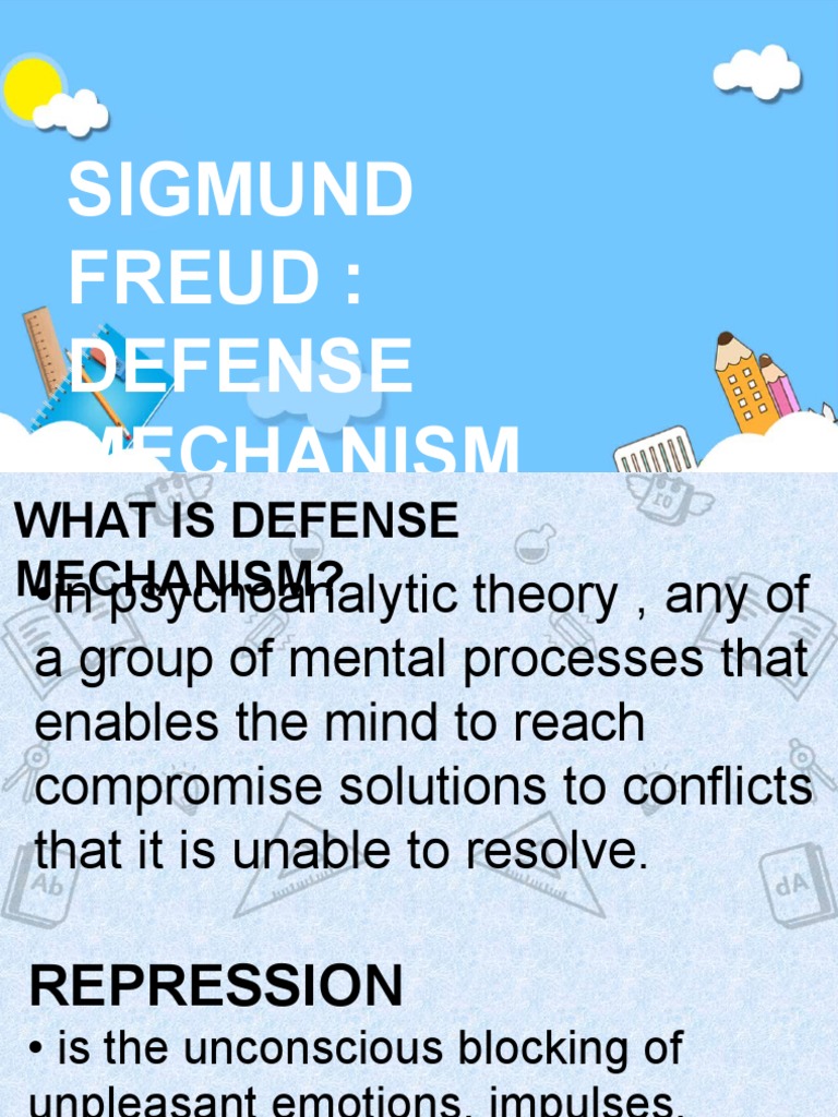 Freud's Defense Mechanisms Explained | PDF | Unconscious Mind | Psychology