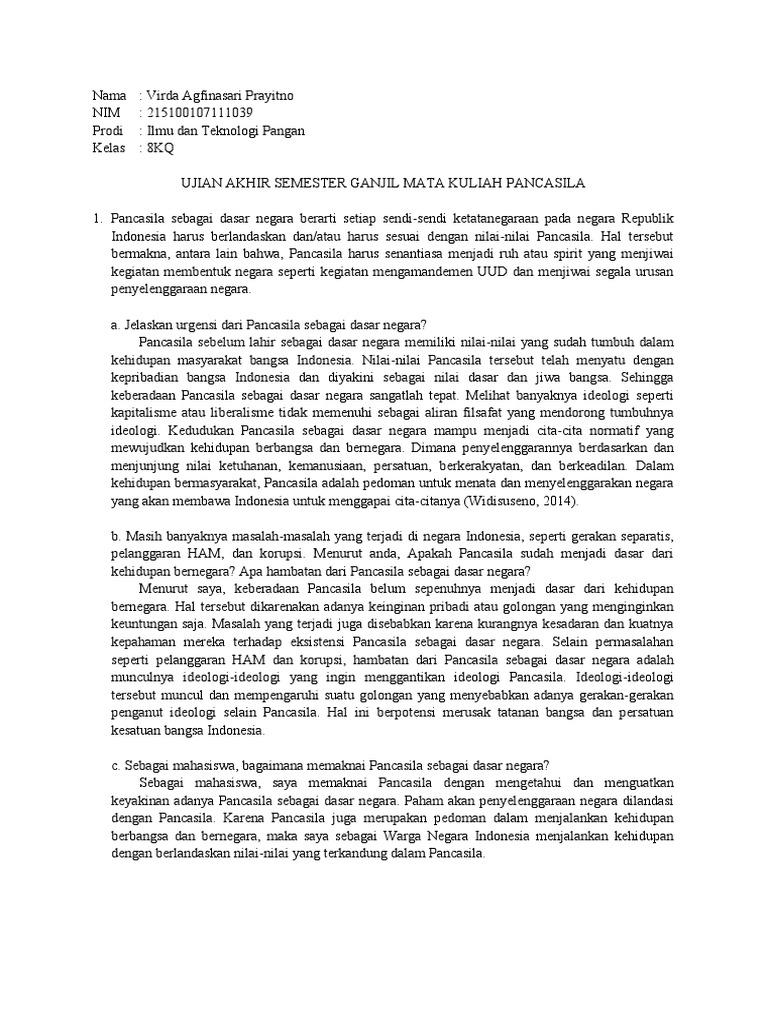 Virda Agfinasari Prayitno 3 8KQ | PDF