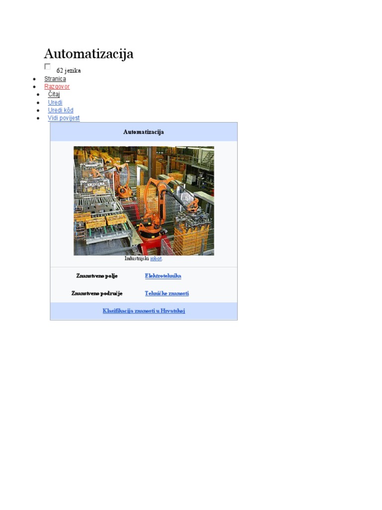Automatizacija | PDF