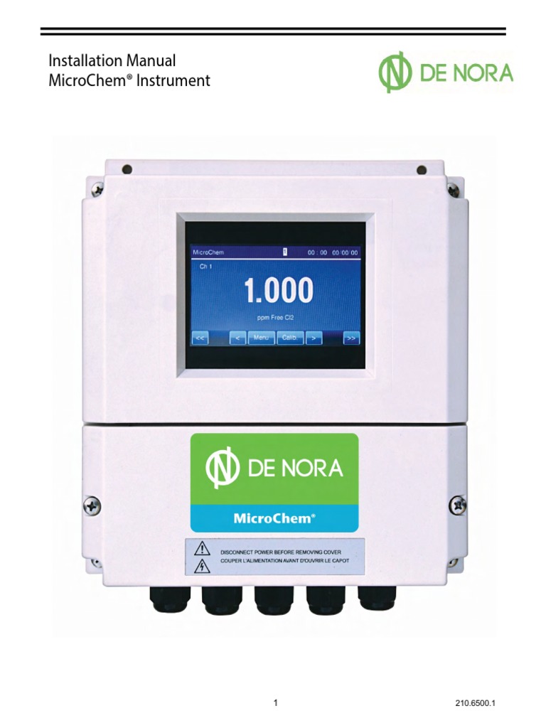 Analizador CL2 Nuevo de Nora | PDF | Power Supply | Electrical Connector