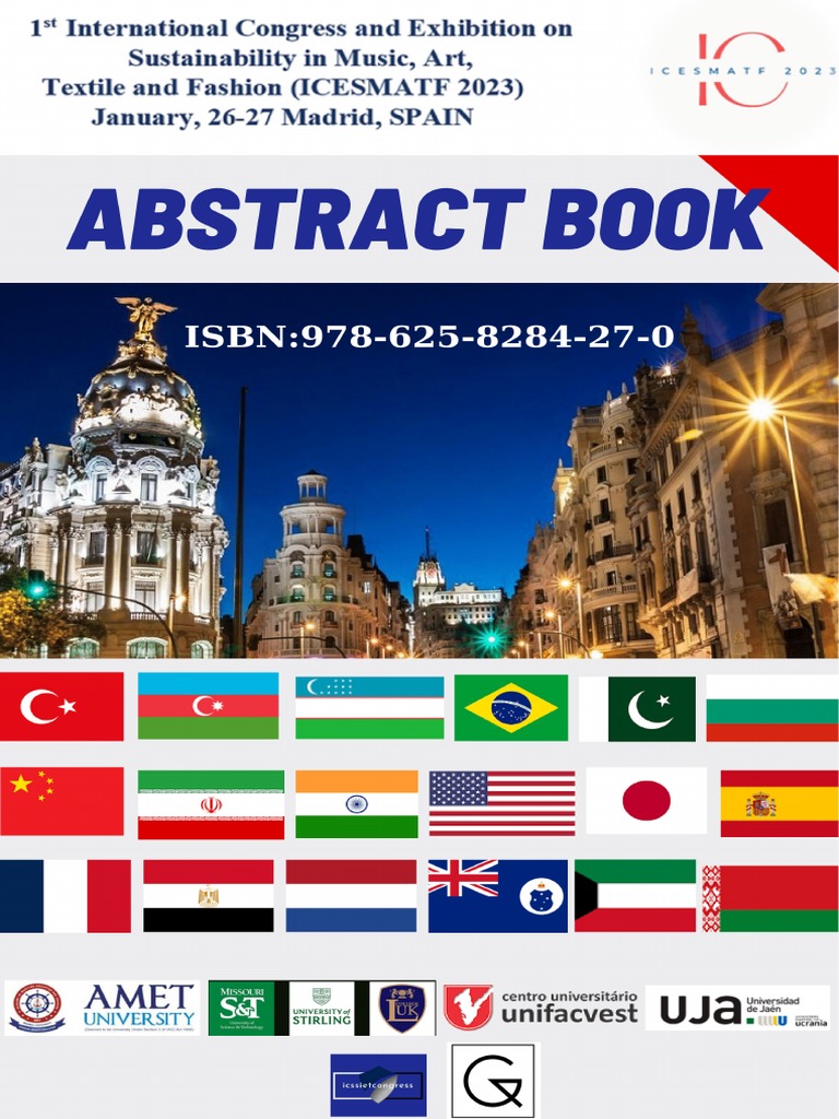 Icesmatf 2023 Abstract Book | PDF | Social Science