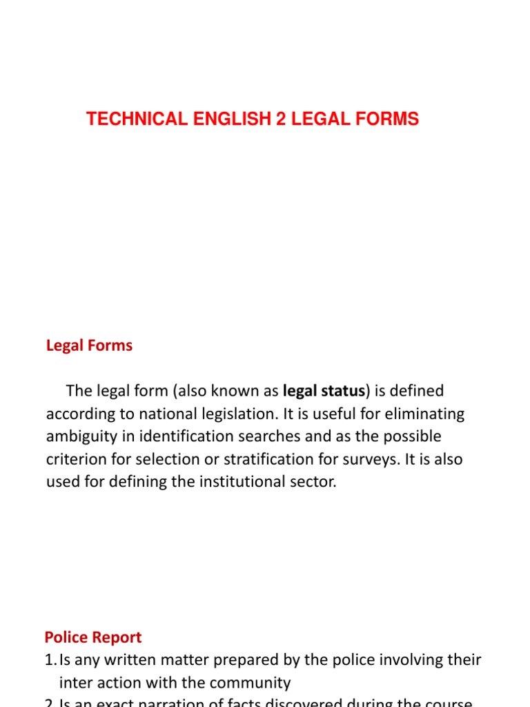 Anatomy of a Police Report: Elements, Structure, and Guidelines for ...