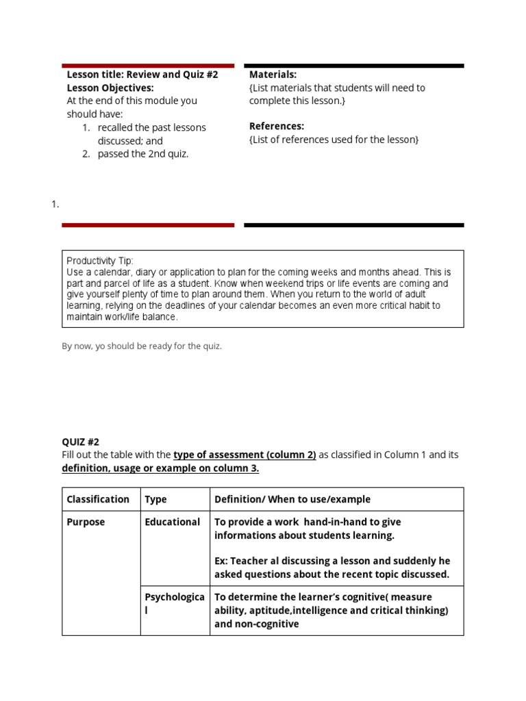 Module 8 | PDF | Learning | Education Theory