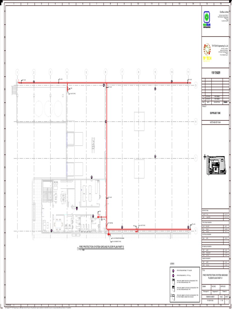 15-032!00!034 - Fire Protection System Ground Floor Plan Part-3 | PDF