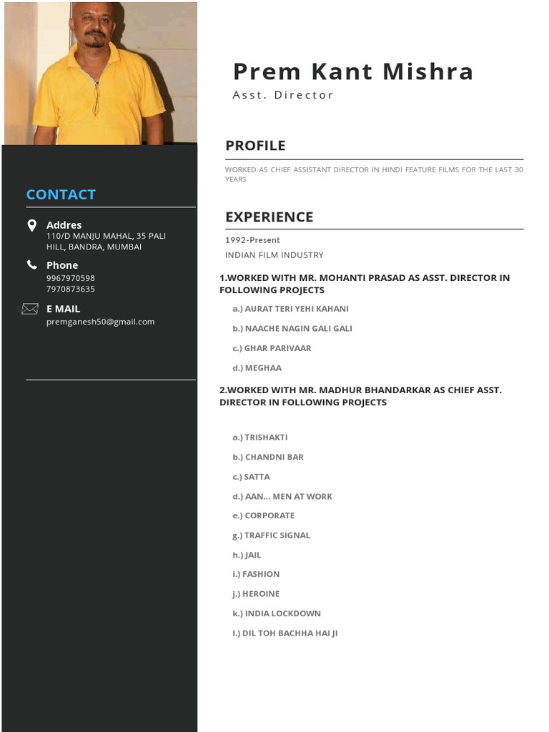 Minimalist Modern Resume | PDF