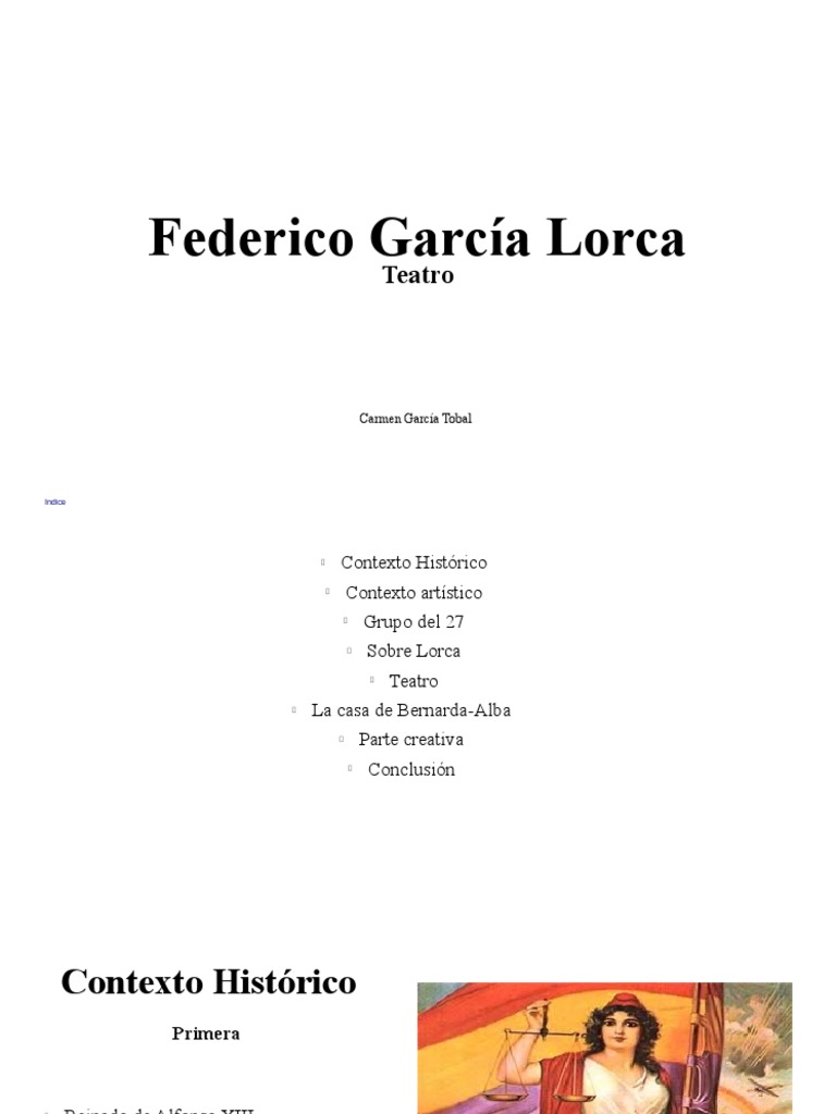 Presentación Lorca | PDF