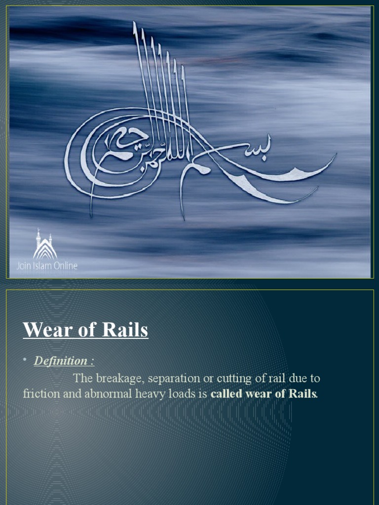 Understanding Rail Wear: Causes, Types, Measurement, and Mitigation ...